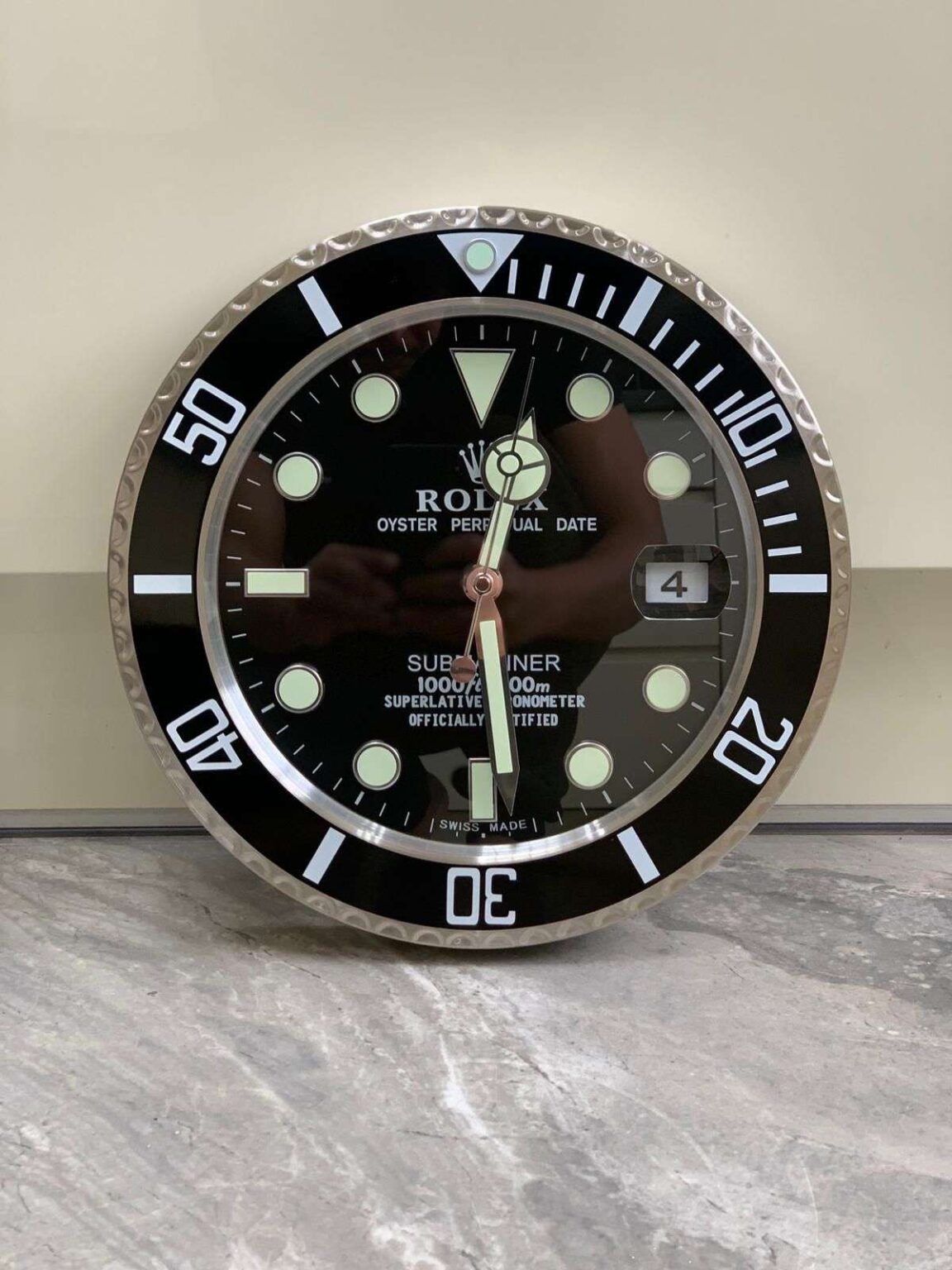 Submariner "Classic Black" – Dealer Display Wall Clock - Luxury Homage ...