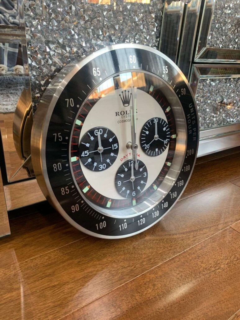 Premium Rolex Daytona "Paul Newman" Style – Dealer Display Wall Clock ...