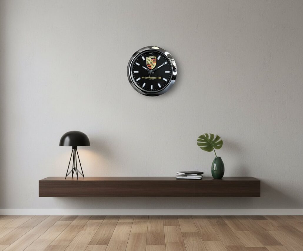 Porsche Wall Clock - Luxury Homage Dealer Wall Clocks & Showroom Editions