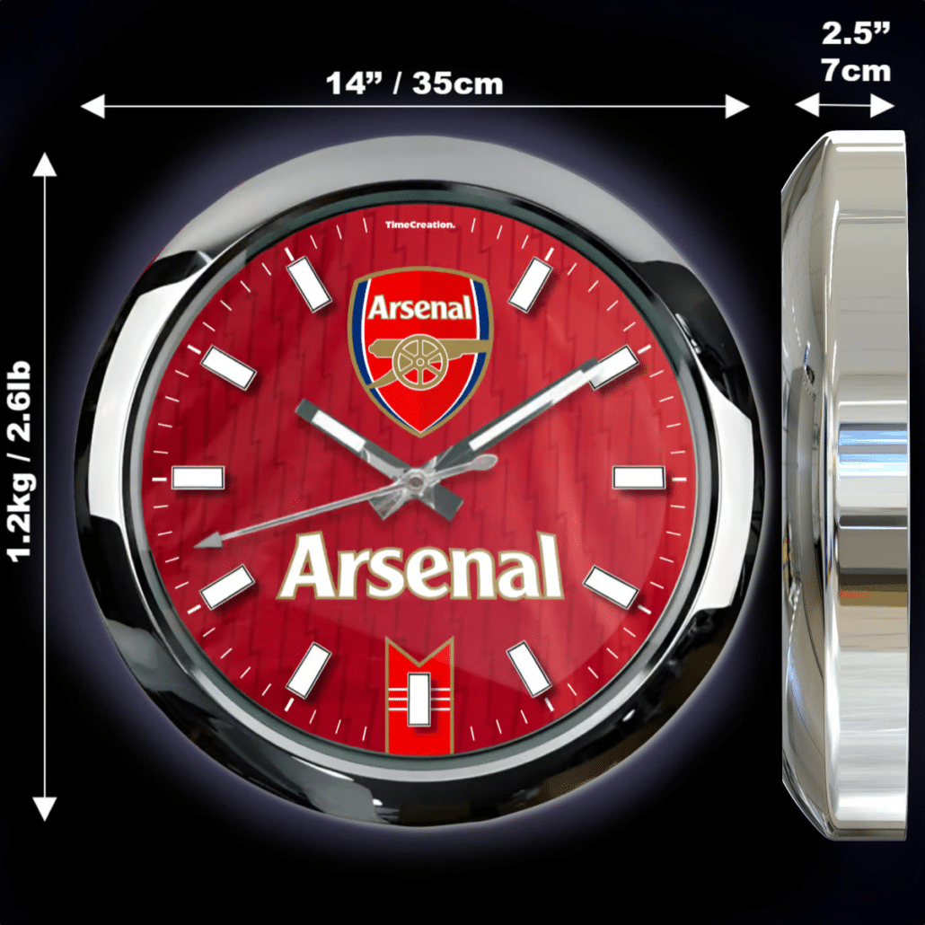 Arsenal - Luxury Homage Dealer Wall Clocks & Showroom Editions
